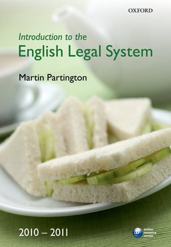 Introduction To The English Legal System | 9780199571727 | Martin ...