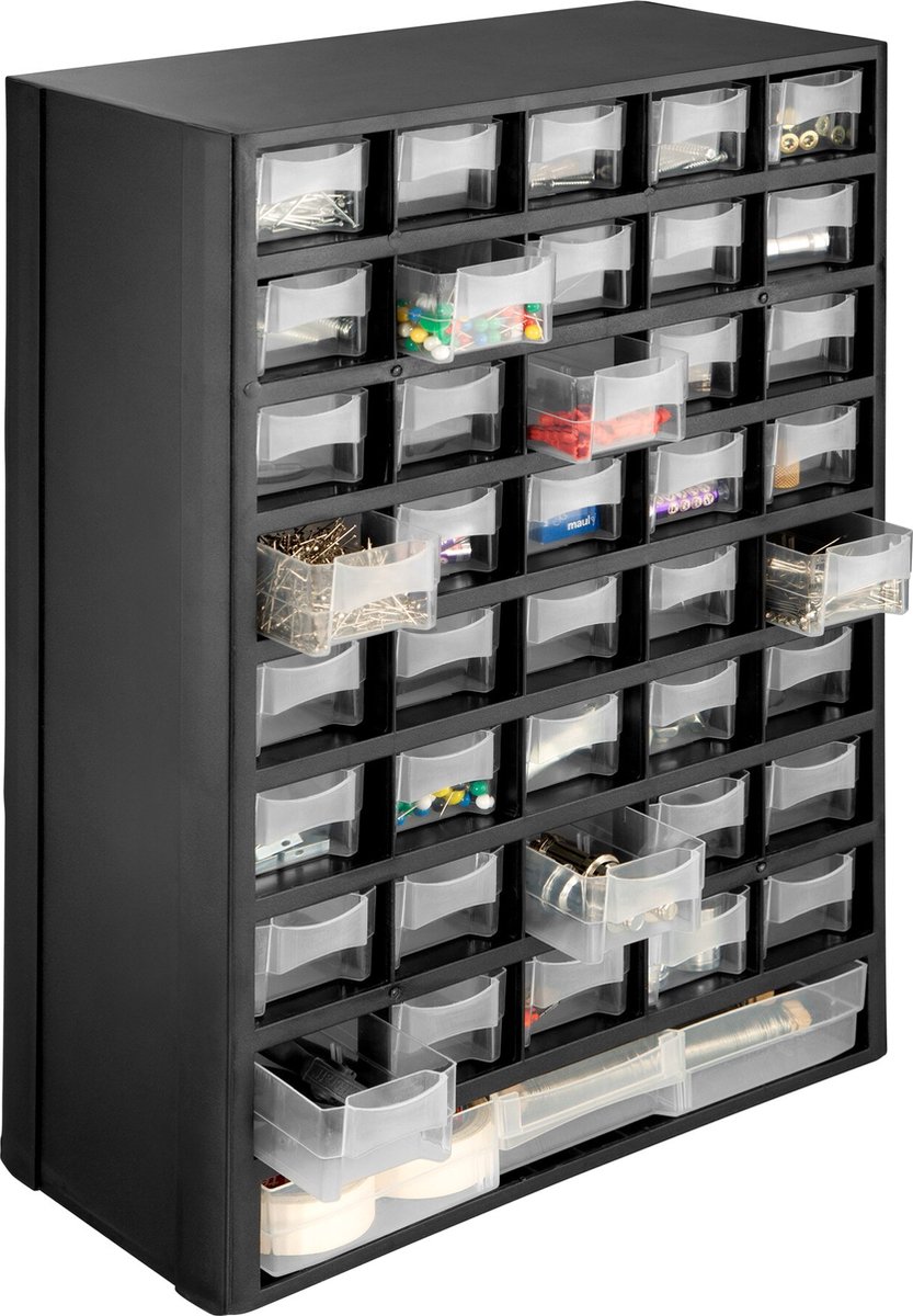 Ladekastje 41 Lades Transparant - Ladekast - Sorteerkast - Kastje ...