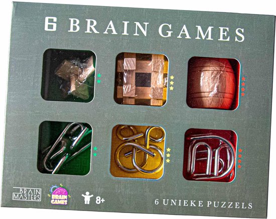 Brain Games giftbox - 3D Puzzels voor volwassenen en kinderen - 6 ...