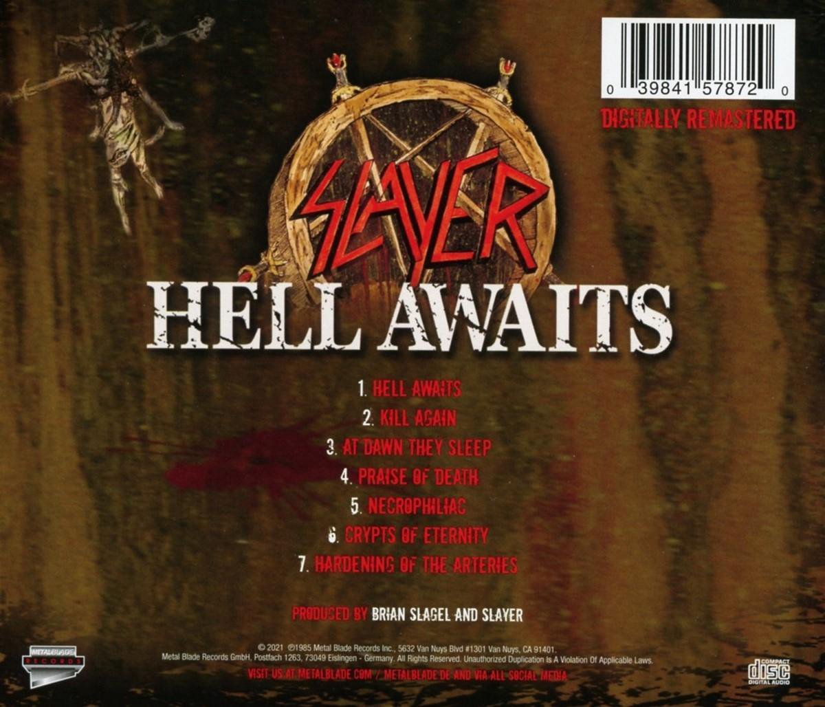 Slayer - Hell Awaits (CD), Slayer | CD (album) | Muziek | bol.com
