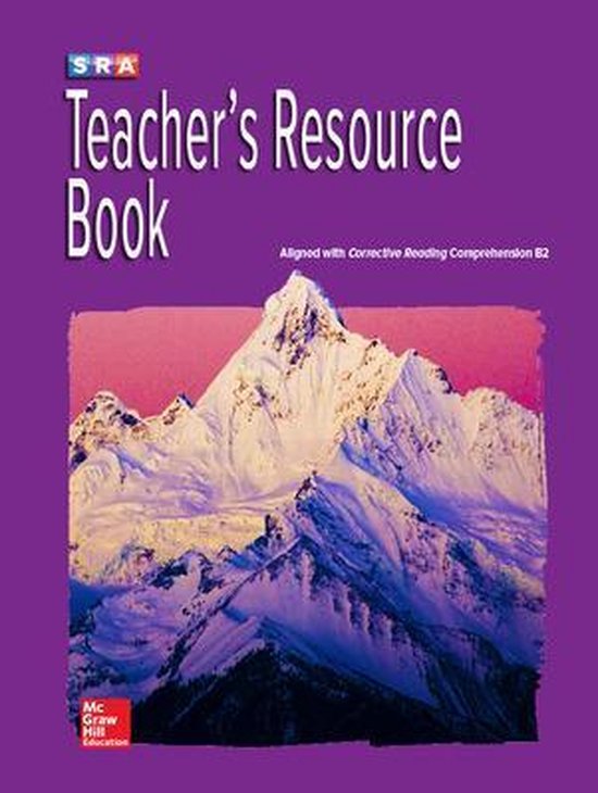 Corrective Reading Comprehension Level B2, Teachers Resource Book ...
