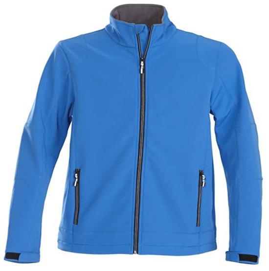 Printer Trial Softshell Jack Ocean blue XXL | bol.com