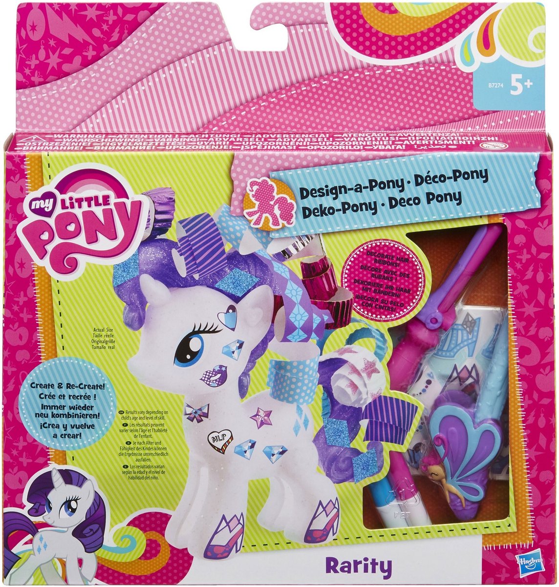 My little Pony Design a Pony Playset Flutershy design jouw eigen pony ...
