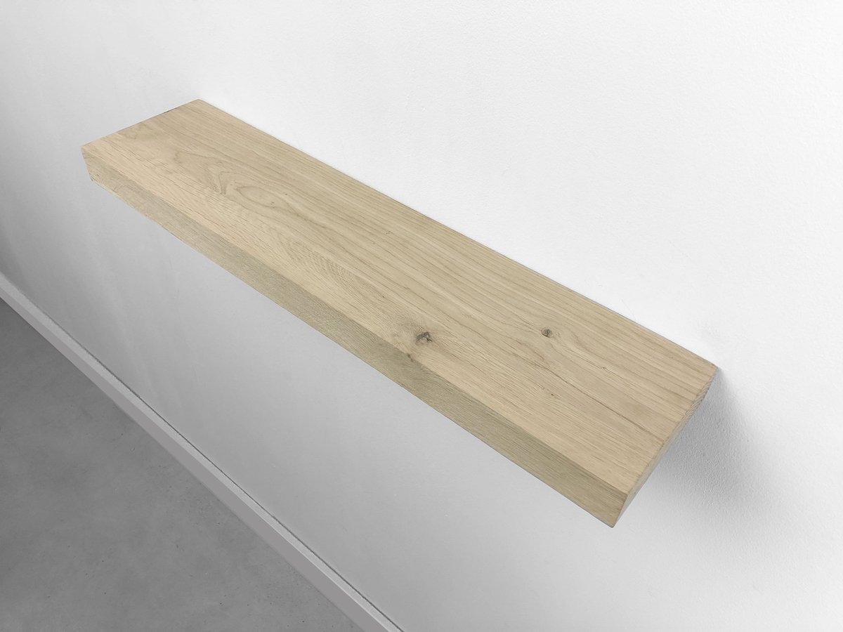 Fotoplank 40 x 15 cm eikenhout recht - Fotoplank hout - Zwevende ...