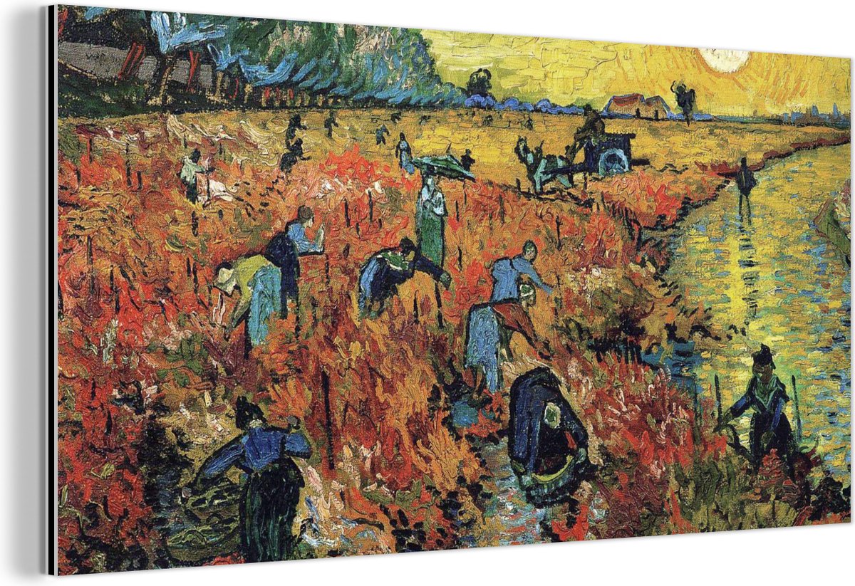 Décoration murale Métal - Peinture Aluminium - La Vigne Rouge - Vincent ...