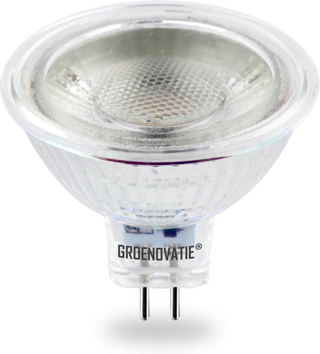 Groenovatie Led Spot Cob 5w Gu5 3 Mr16 Fitting Glas Warm Wit