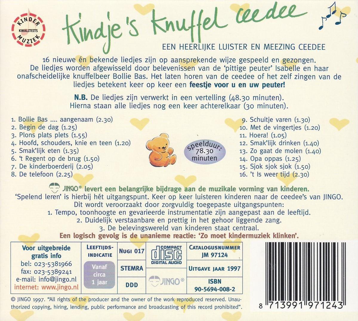 Various Artists - Kindje's knuffel ceedee (CD), various artists | CD (album) | Muziek | bol