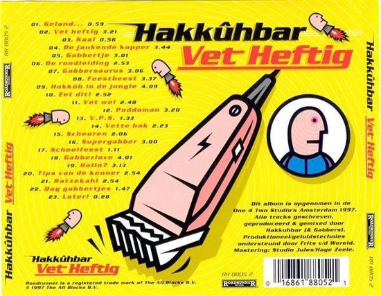 Vet Heftig, Hakkûhbar - Bob Fosko & Ruben Van Der Meer | Muziek | bol