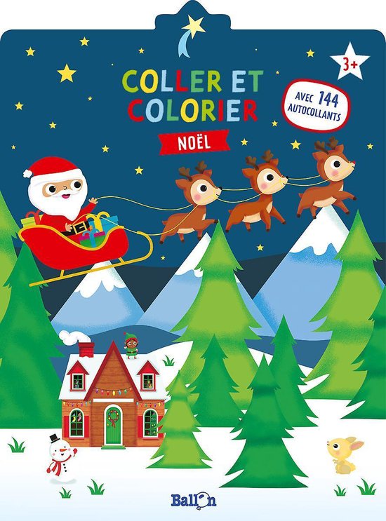 Coller et colorier - Noël | 9789403219738 | Boeken | bol