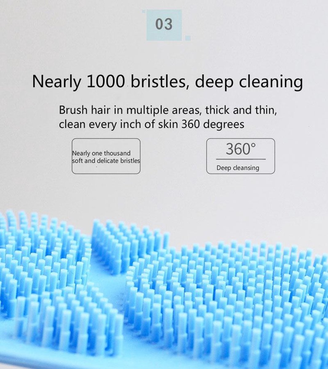 Scrubben - Rug scrubben - Handdoek scrub - Douche - Bad - Blauw | bol.com