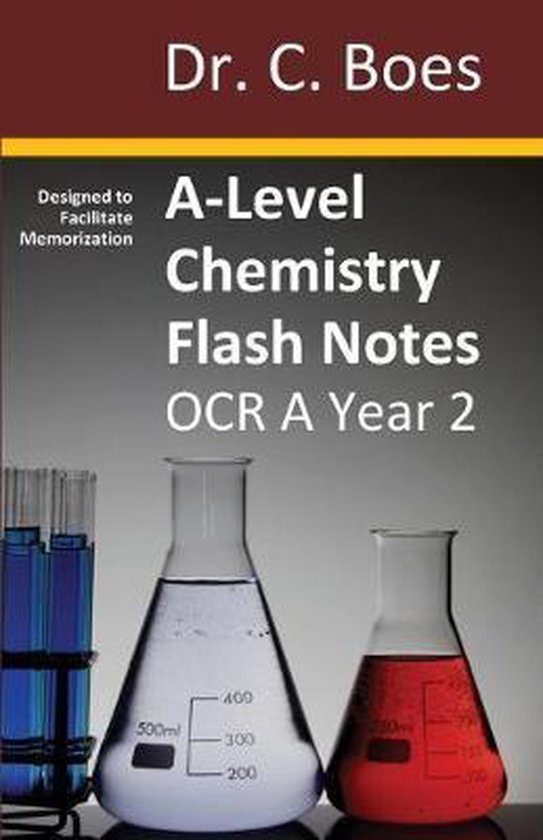 Chemistry Revision Cards- A-Level Chemistry Flash Notes OCR A Year 2 ...