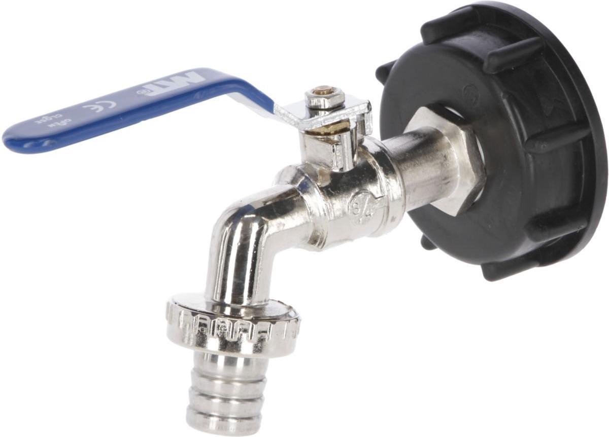 Kogeltapkraan IBC Container 2 inch met Schroefdraad | bol.com