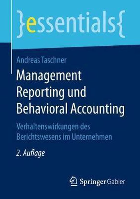 essentials- Management Reporting und Behavioral Accounting ...