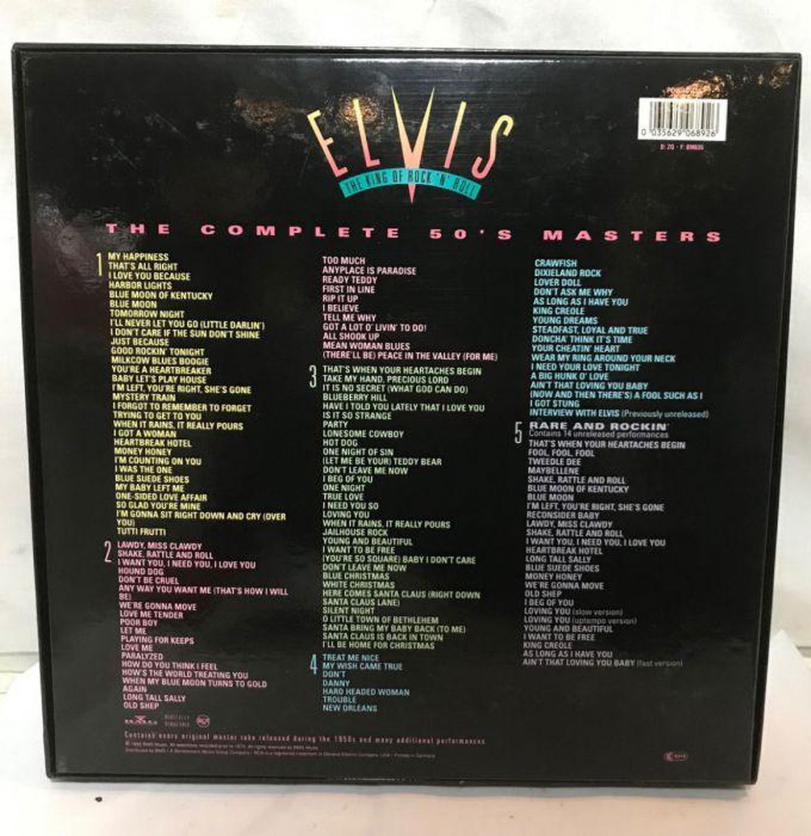 Elvis Presley, the complete 50's Masters 5 - CD box - Boxset - 5 CD ...