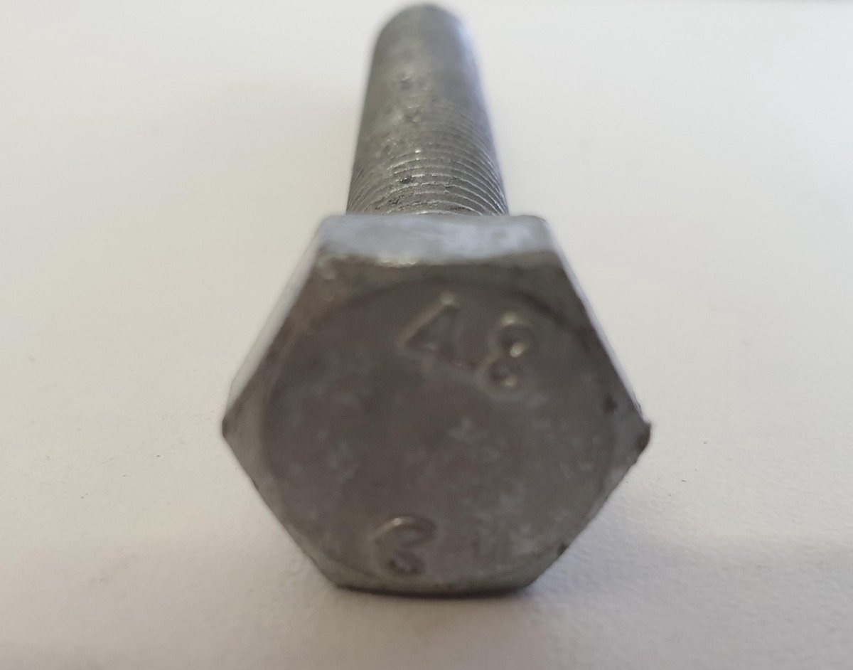 Moerbout - Zeskantbout - Gegalvaniseerd - M10x70 - 25 stuks | bol.com