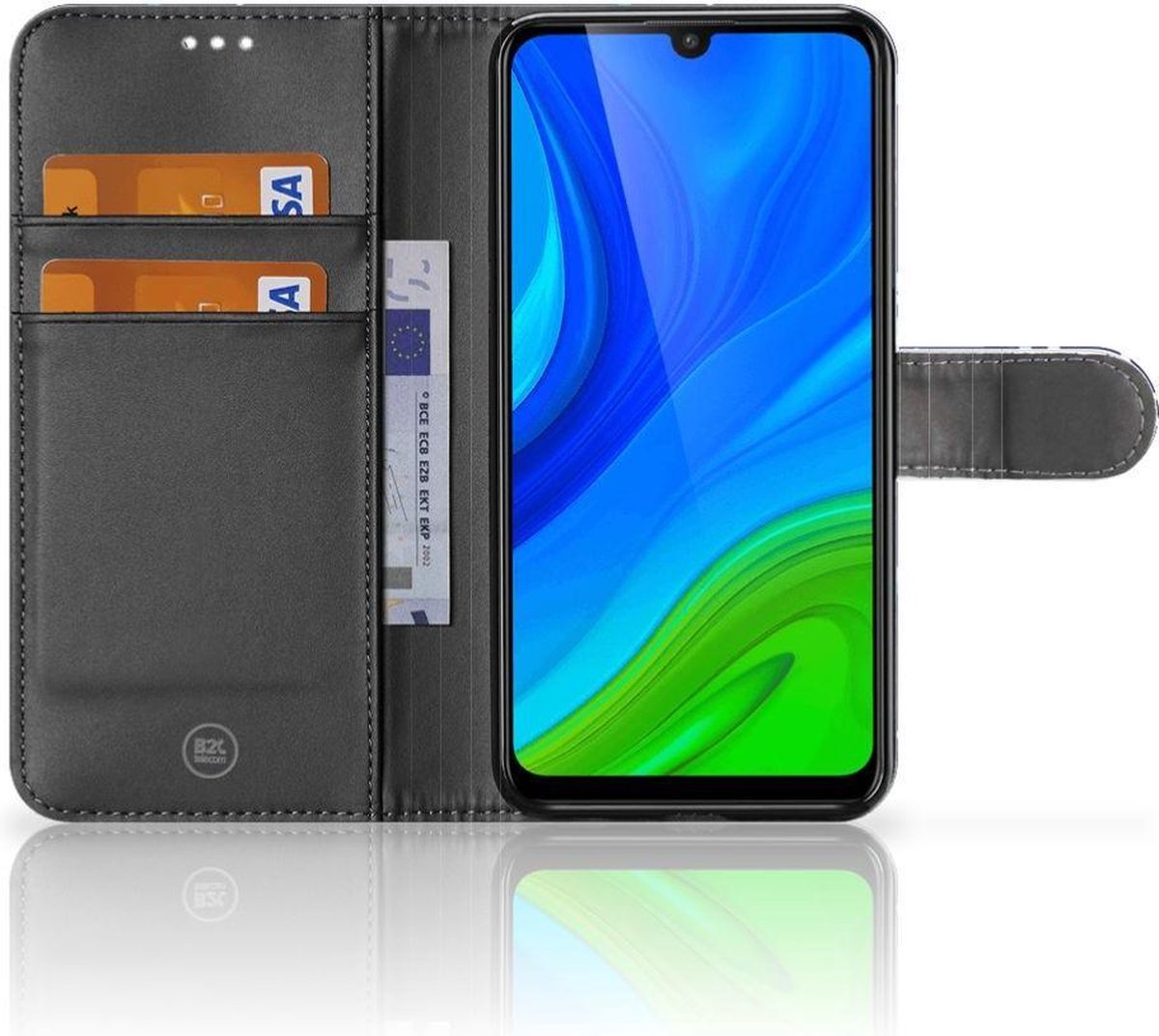 Coque Téléphone Huawei P Smart 2020 Coque avec pour Fleurs Bleues Do ...