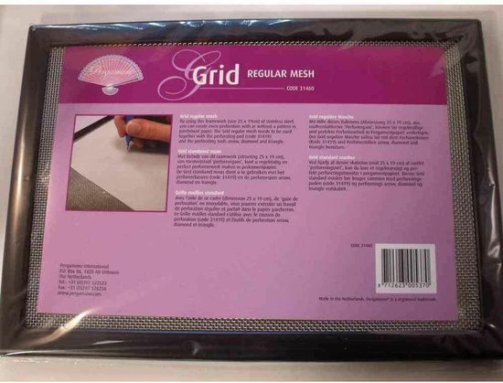 Pergamano Grid Regular Mesh (Code 31460) | bol