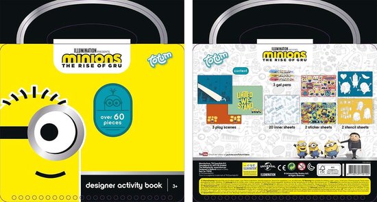 Minions Designer Activity Book - teken- en activiteitenboek incl ...