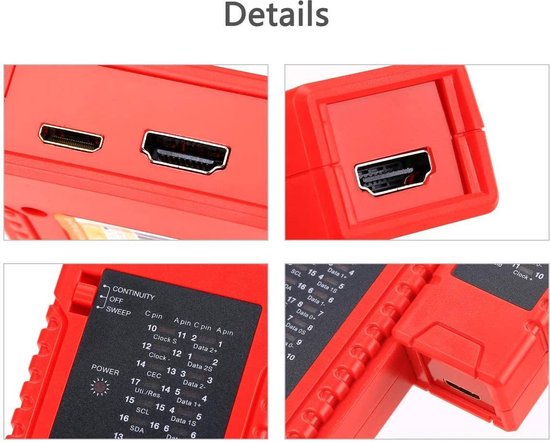 Professionele HDMI Kabeltester - Kabel Tester Voor Het Testen Van HDMI ...