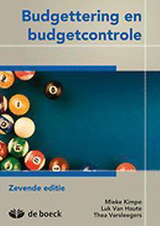 Budgettering en budgetcontrole | 9789045541686 | Luk Van Haute | Boeken ...
