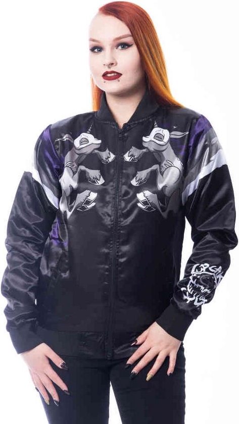 Cupcake Cult Jacket -S- UNICORN NIGHT Zwart | bol.com