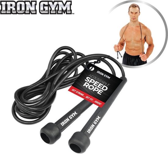 Iron Gym Adjustable Speed Rope Fitness accessoire Fitness kabel ...