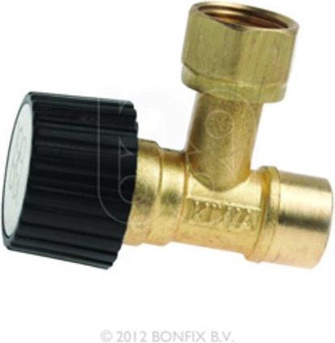 Bonfix hoekstopkraan - 3/8 x 12 mm knel vernikkeld | bol.com