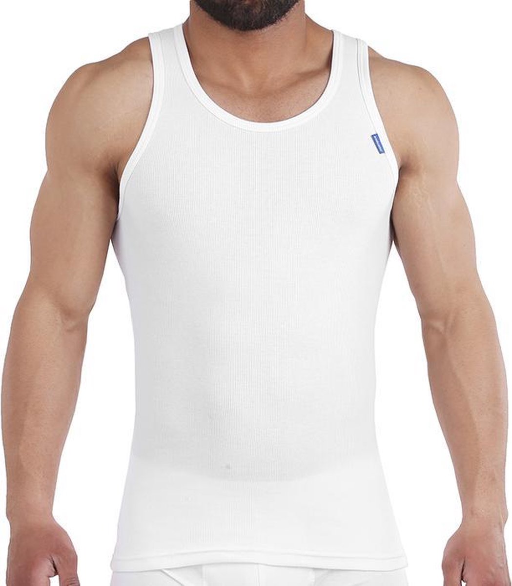 Embrator 2-stuks mannen Tank-Top met Racerback wit maat L | bol