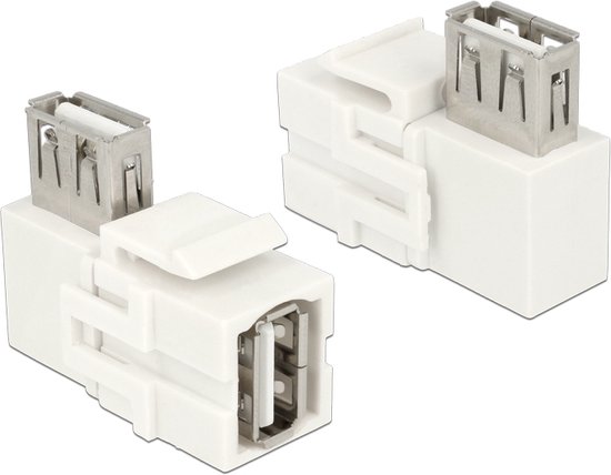 Keystone USB2.0 module - wit - haaks | bol