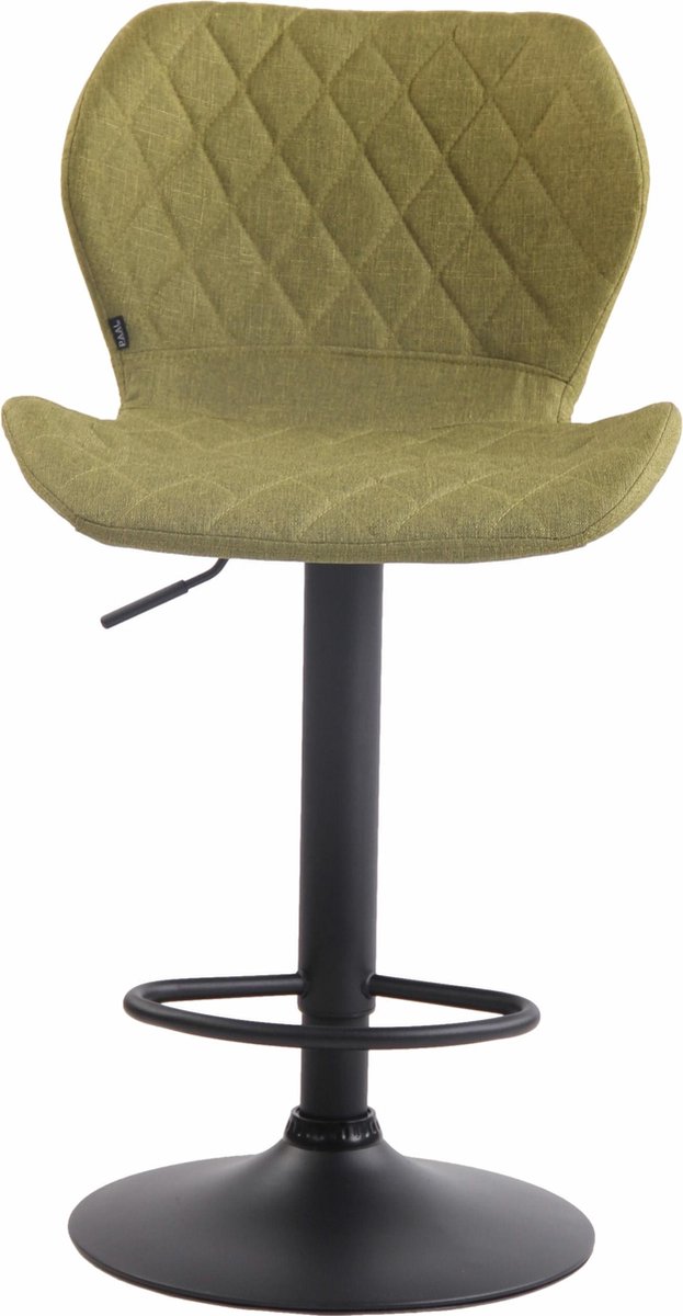 CLP Cork Set van 2 barkrukken - Stof groen zwart | bol.com