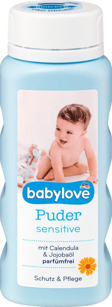 babyLove gevoelige baby poeder met calendula-extract + jojoba-olie ...