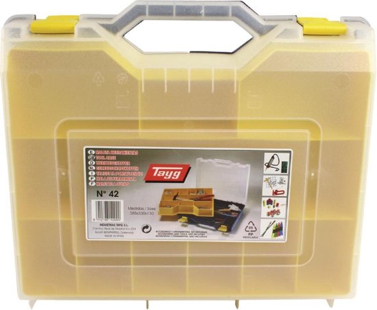 TAYG - SORTEERKOFFER - 385 x 330 x 130 mm | bol