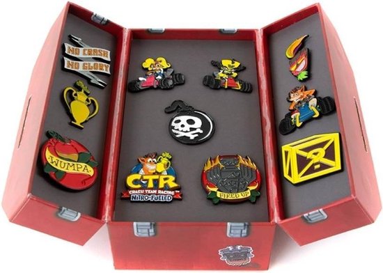 Crash Team Racing Nitro-Fueled - Toolbox Pin badge Set | bol
