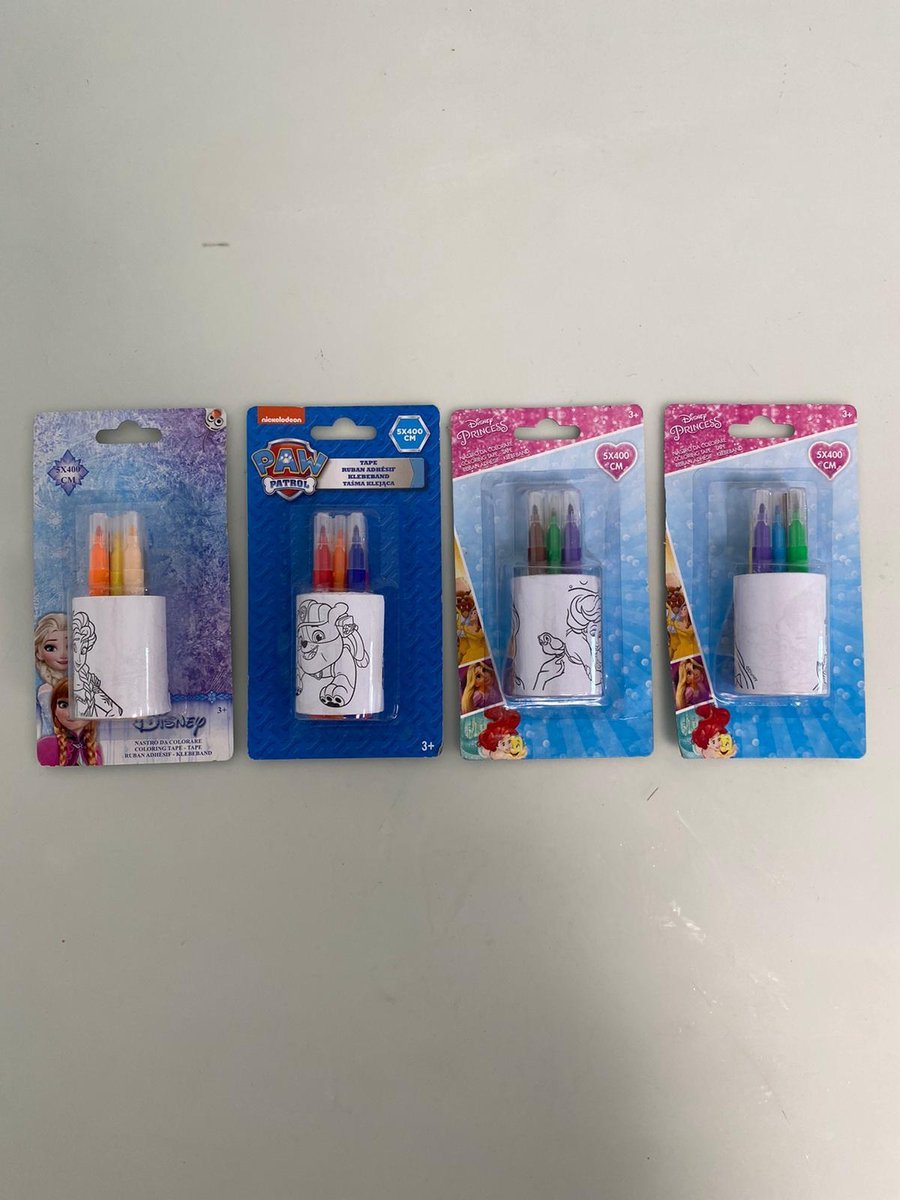 stiften met kleurplaat - set van 4 stuks | bol.com