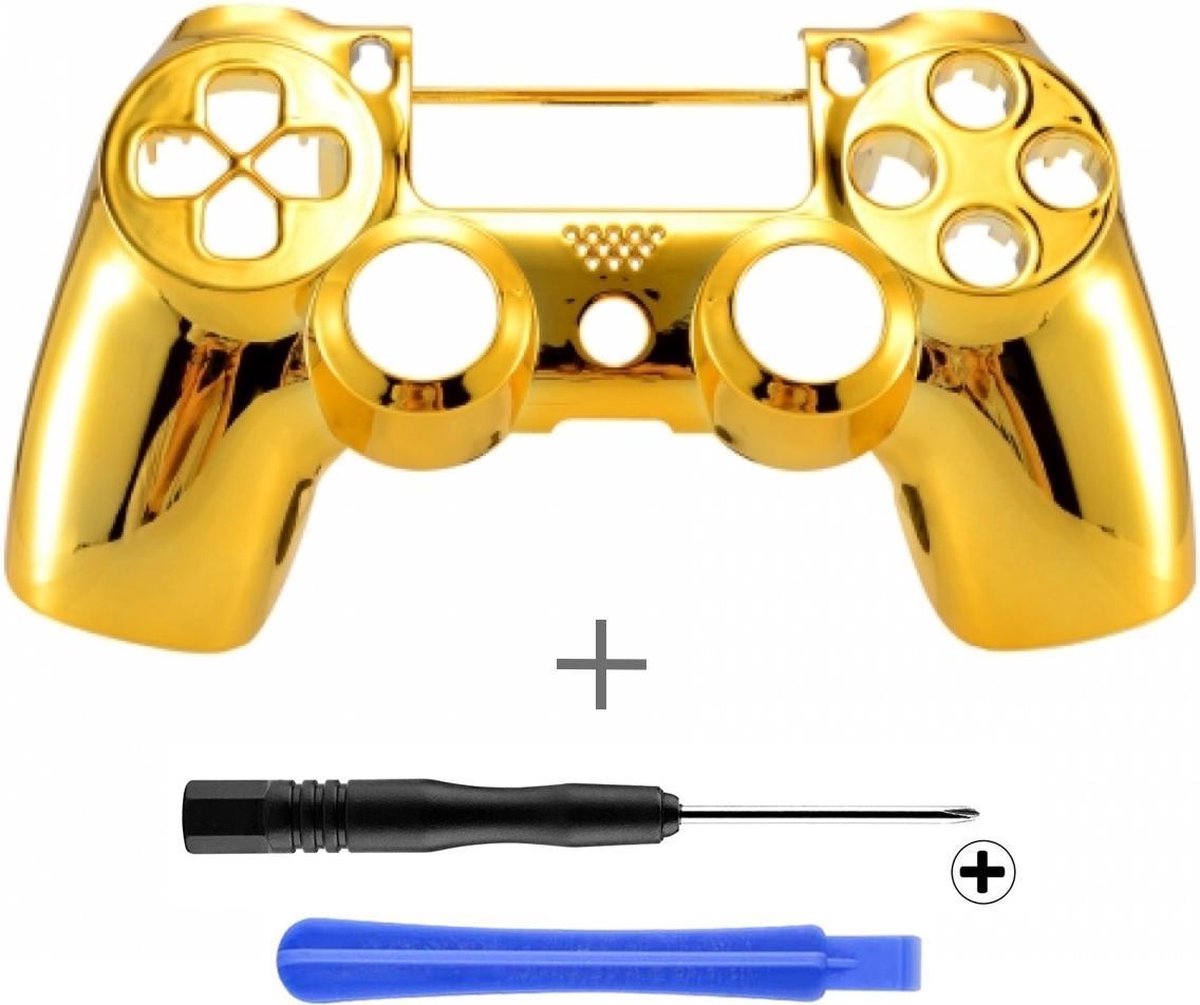 Chrome Goud Controller Behuizing Shell voor PlayStation PS4 Wireless ...