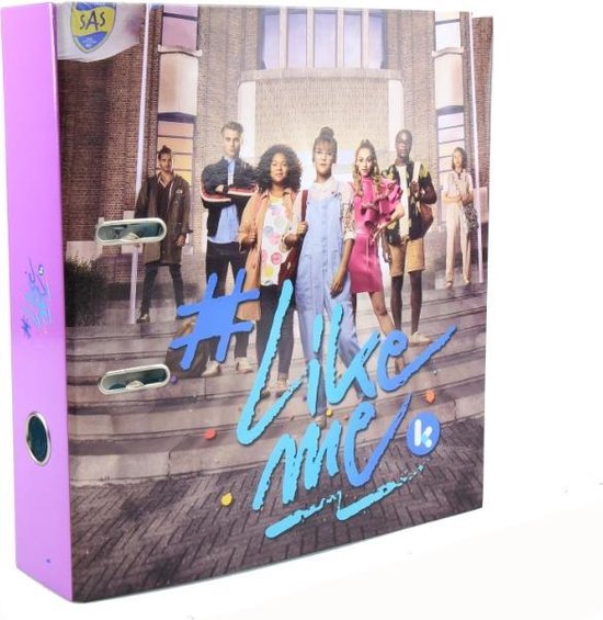 #LIKEME Ringmap Dik A4 Like Me - Blauw Met Foto 29x32Cm 2Rings - Rug ...