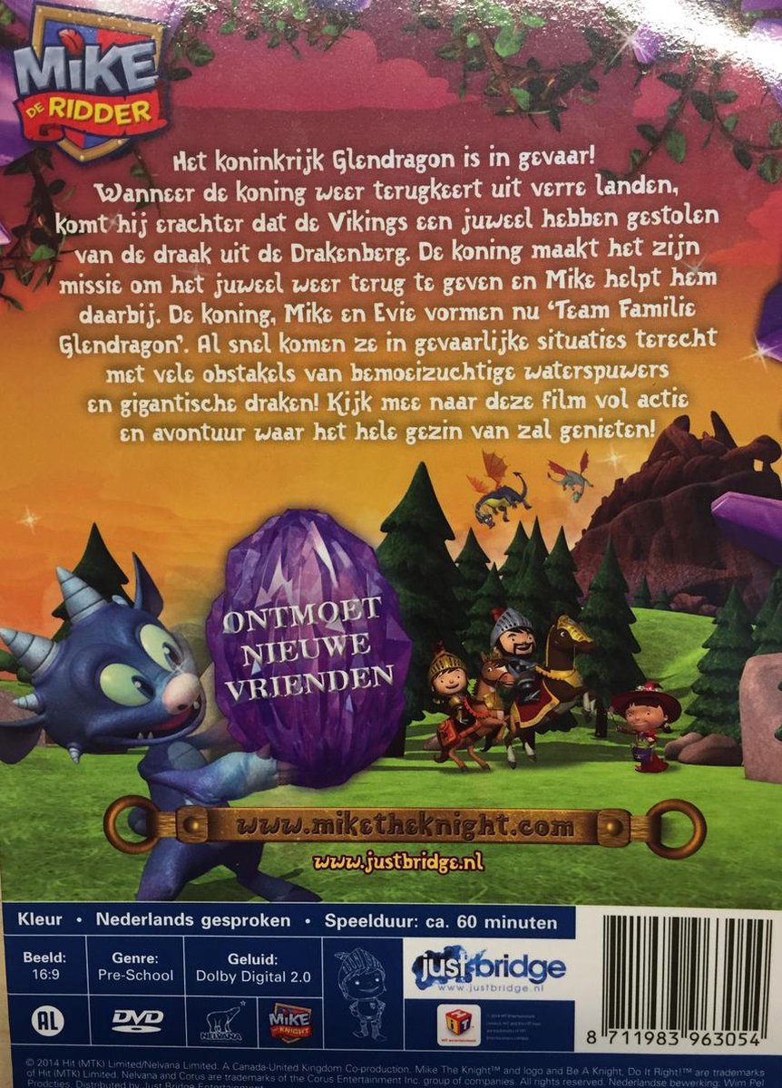 Mike De Ridder - Reis Naar De Drakenberg, 1 Dvd Amaray Slipcase ...