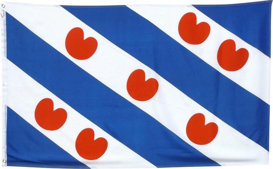 Trasal - vlag provincie Friesland – friese vlag 150x90cm | bol