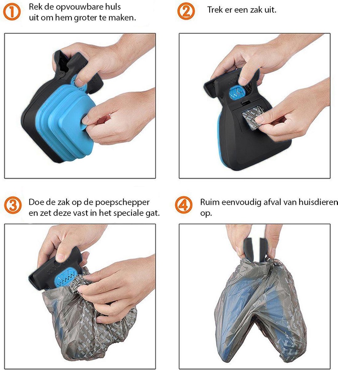 Hondenpoep Opruimen - Huisdier Poep Opruimer - Opvouwbaare Scooper ...