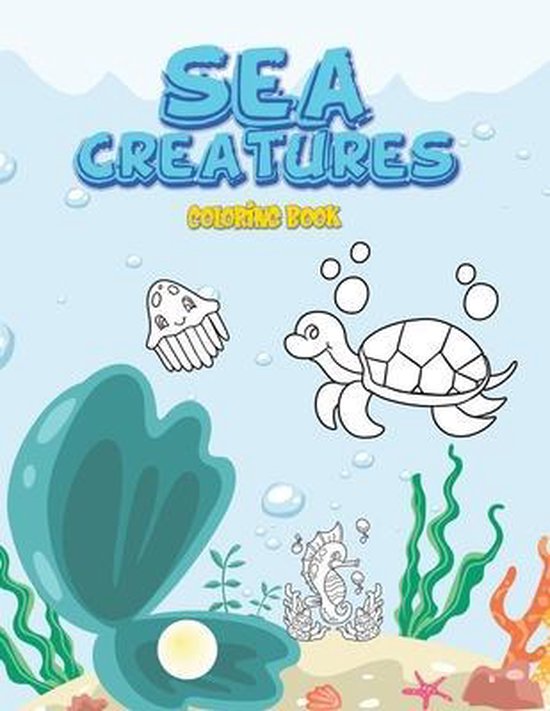 Sea Creatures Coloring Book, James Bunner | 9798643216711 | Boeken ...