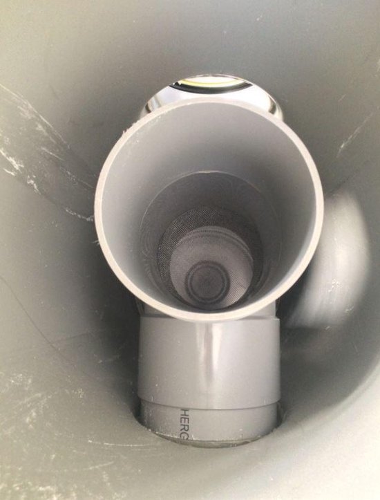 PVC Zandvangput 315 mm, inlaat 125 mm, uitlaat 125 mm | bol