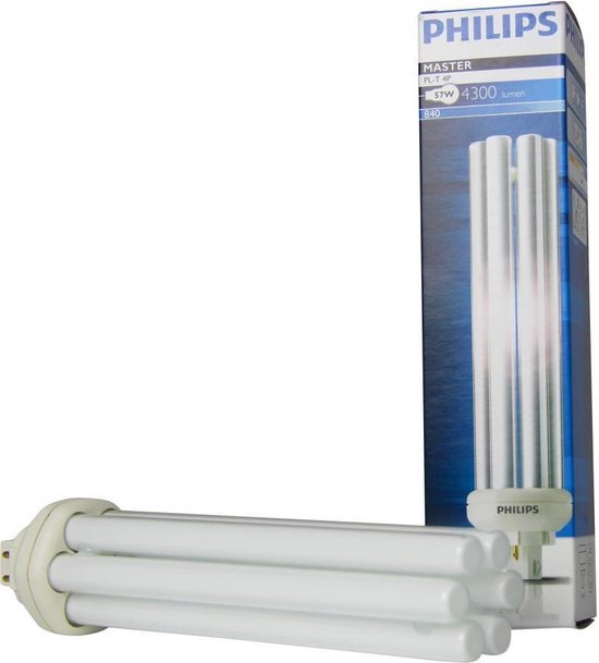 Philips MASTER PL-T 57W - 840 Koel Wit | 4 Pin. | bol.com