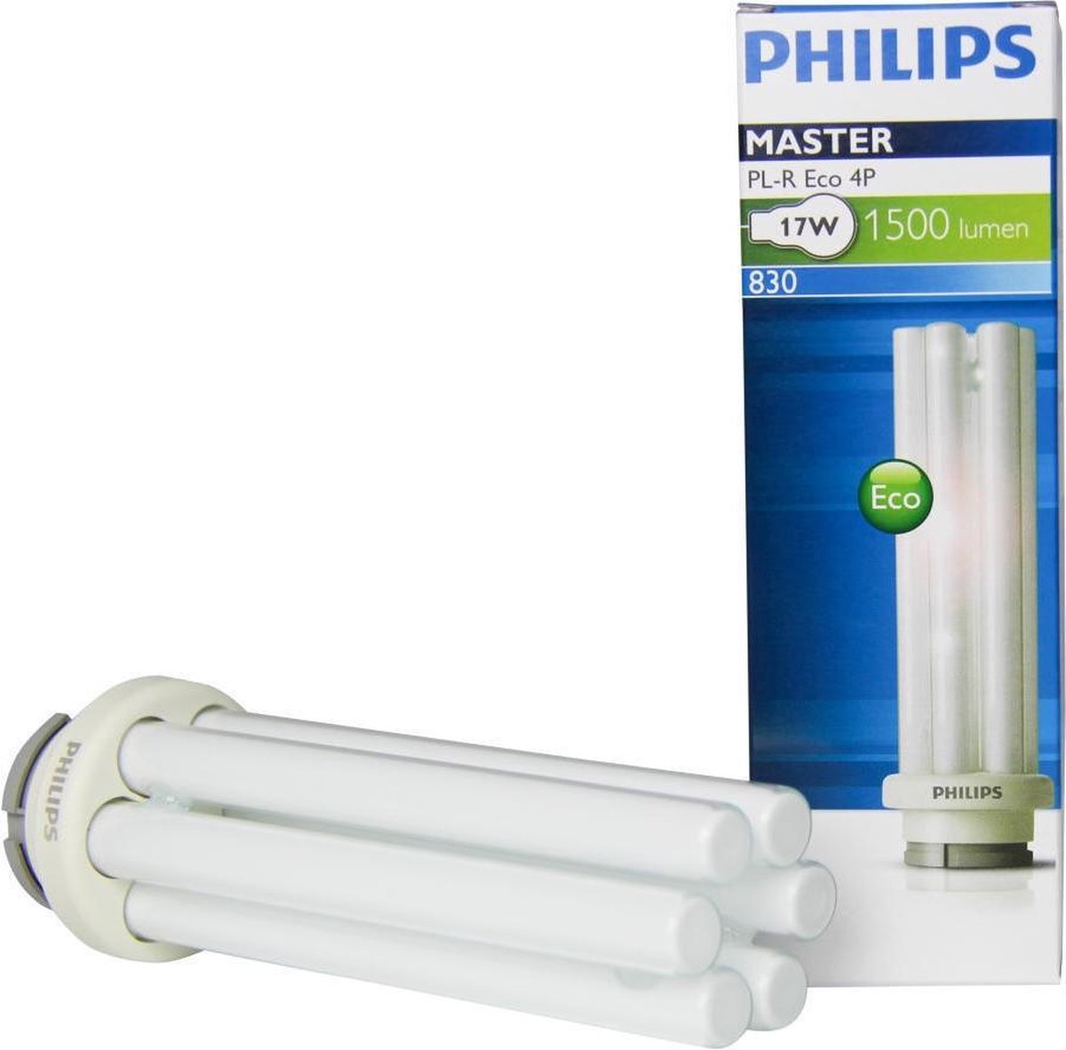 Philips MASTER PL-R Eco GR14q1 4-Pin 17W - 830 Warm Wit. | bol.com