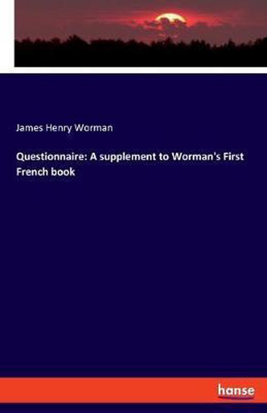 Questionnaire | 9783337807801 | James Henry Worman | Boeken | bol.com