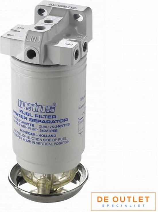 Vetus fuel filter / water seperator - VTEB340 | bol