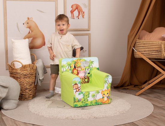 Kindersofa Jungle - 1 jaar - peuterstoel - kinderbank - kinderzetel ...