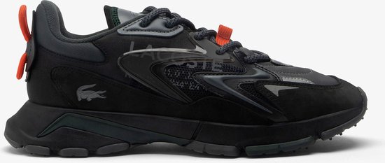 Lacoste L003 NEO TECH 224 1 SMA Heren Sneakers - Zwart/Oranje - Maat 41 | bol