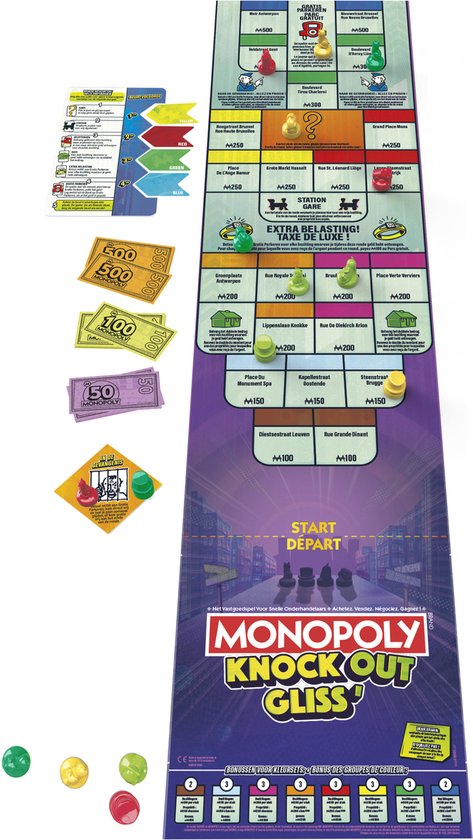 Monopoly Knockout - Belgische Editie | Games | bol