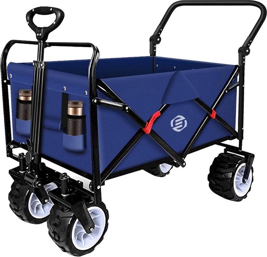 Equivera Bolderkar - Opvouwbare Bolderkar - Bolderwagen - Draaibare Wielen - Meerdere... | bol