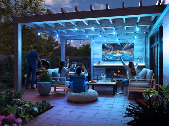 Nanoleaf Essentials Matter Smart Multicolour Outdoor String Light ...